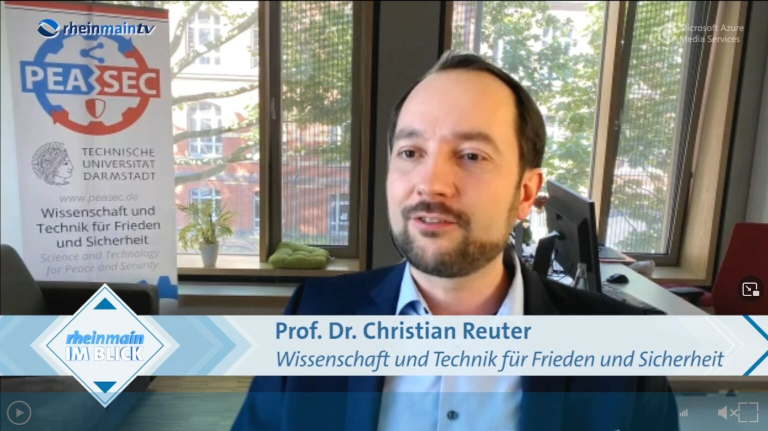 rheinmainTV: Prof. Christian Reuter im Gespräch zu Cyber-Kriegsführung ...